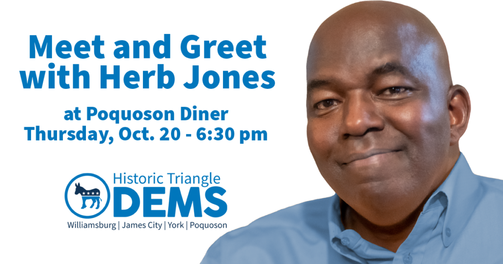 Meet and Greet with Herb Jones at Poquoson Diner - Historic Triangle Dems