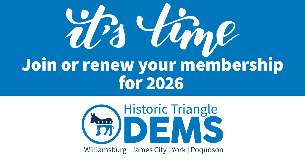 Homepage - Historic Triangle Dems